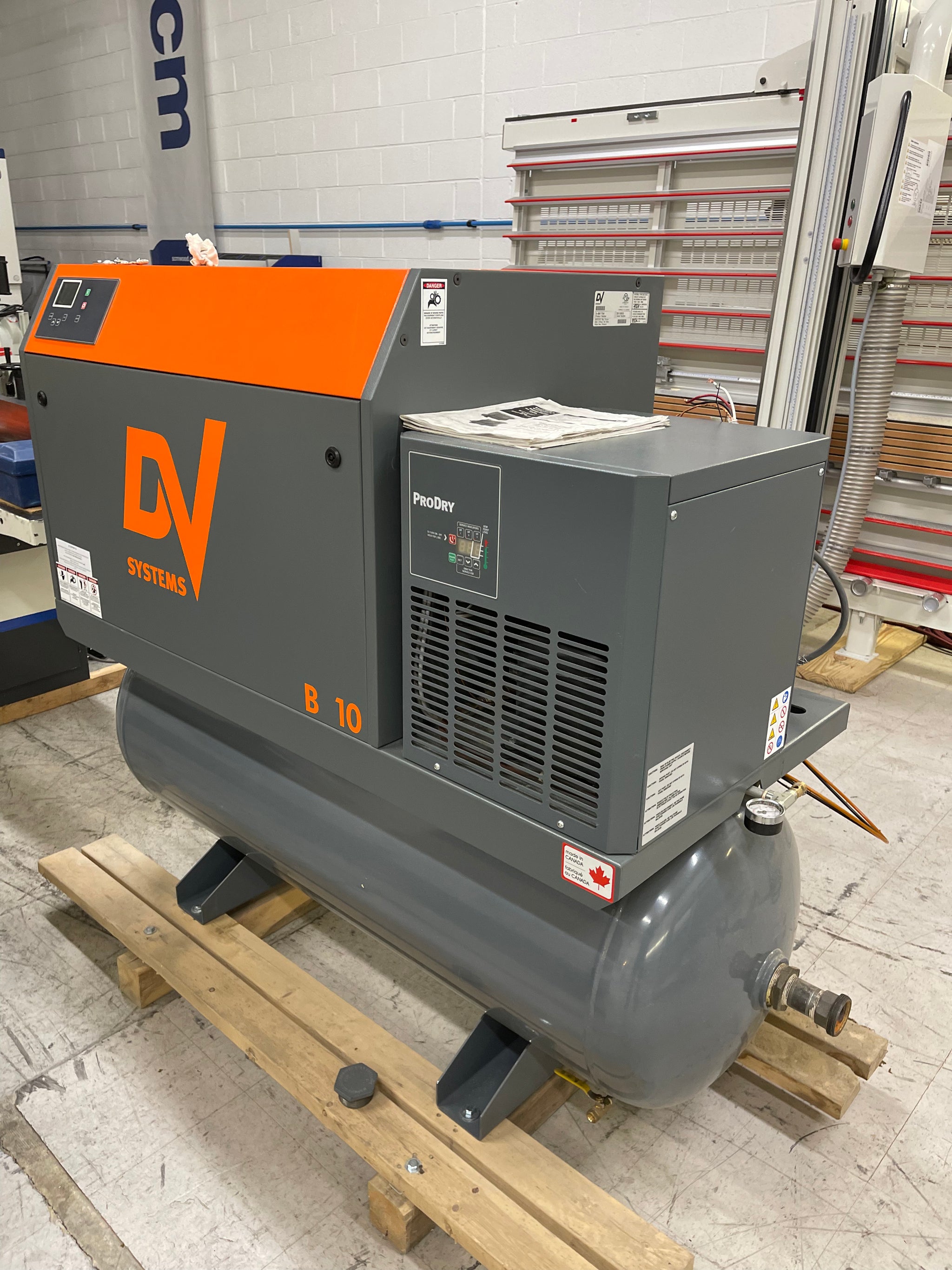 DV Model B Series Rotary Screw Air Compressor - Illinois - ibid-machinery