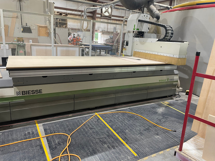 Used Biesse Rover CNC Router Flat Table 4x10 in Florida - ibid-machinery