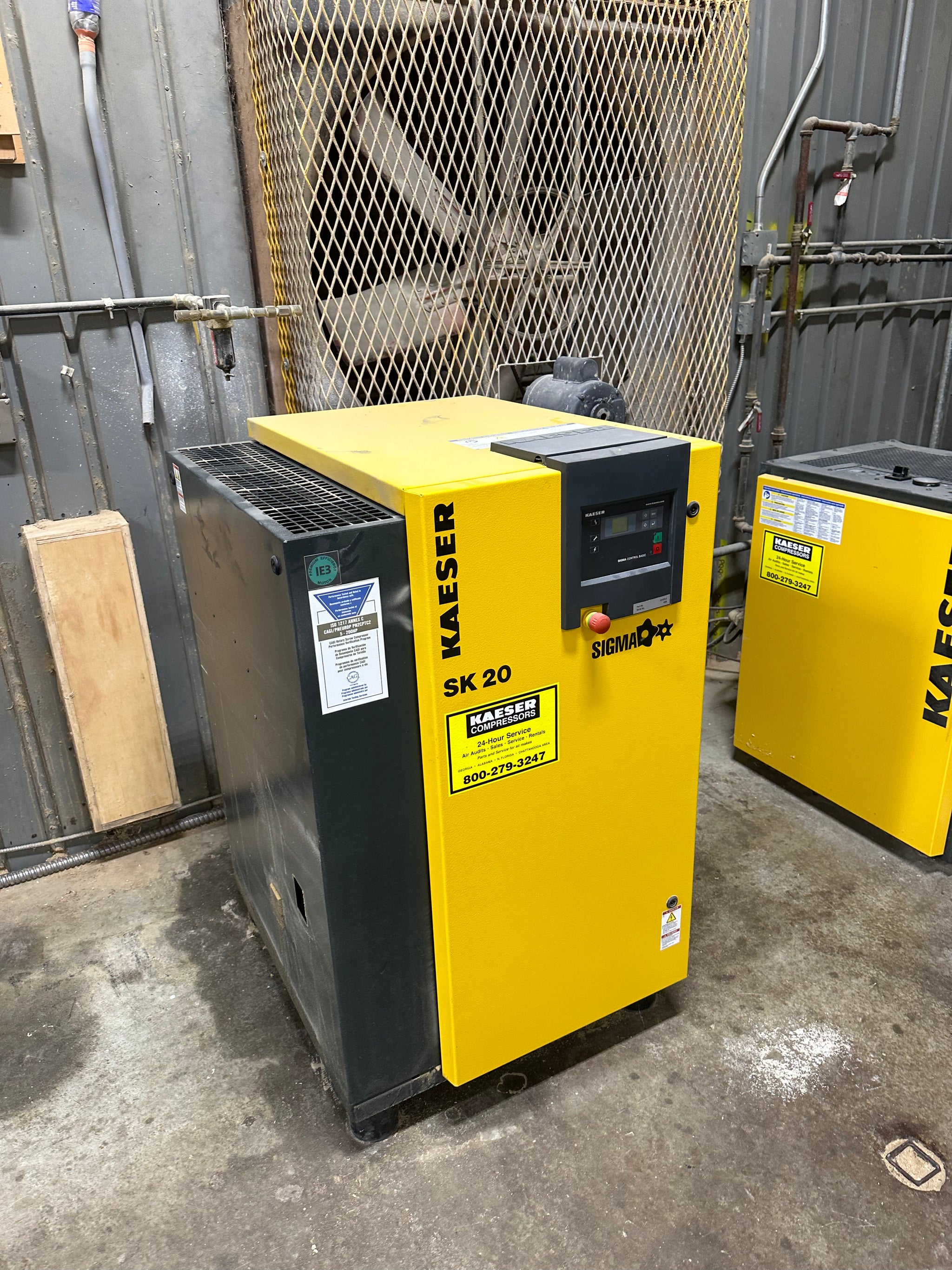 2017 Kaeser SK20 Compressor - Georgia - ibid-machinery