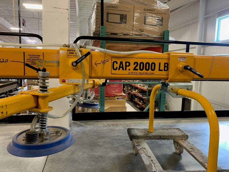 2018 Anver Horizontal Lifting Device with VPE1-Gen2 Vac-Pak Vacuum Gen ...