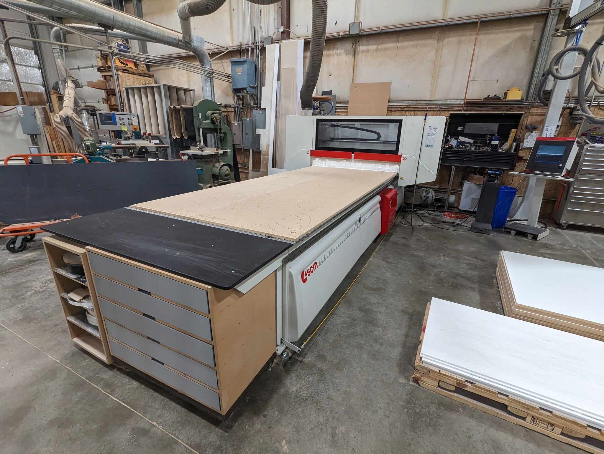 2012 SCM Pratix S15 B CNC Flat Table Router 5x12 - Washington - ibid ...