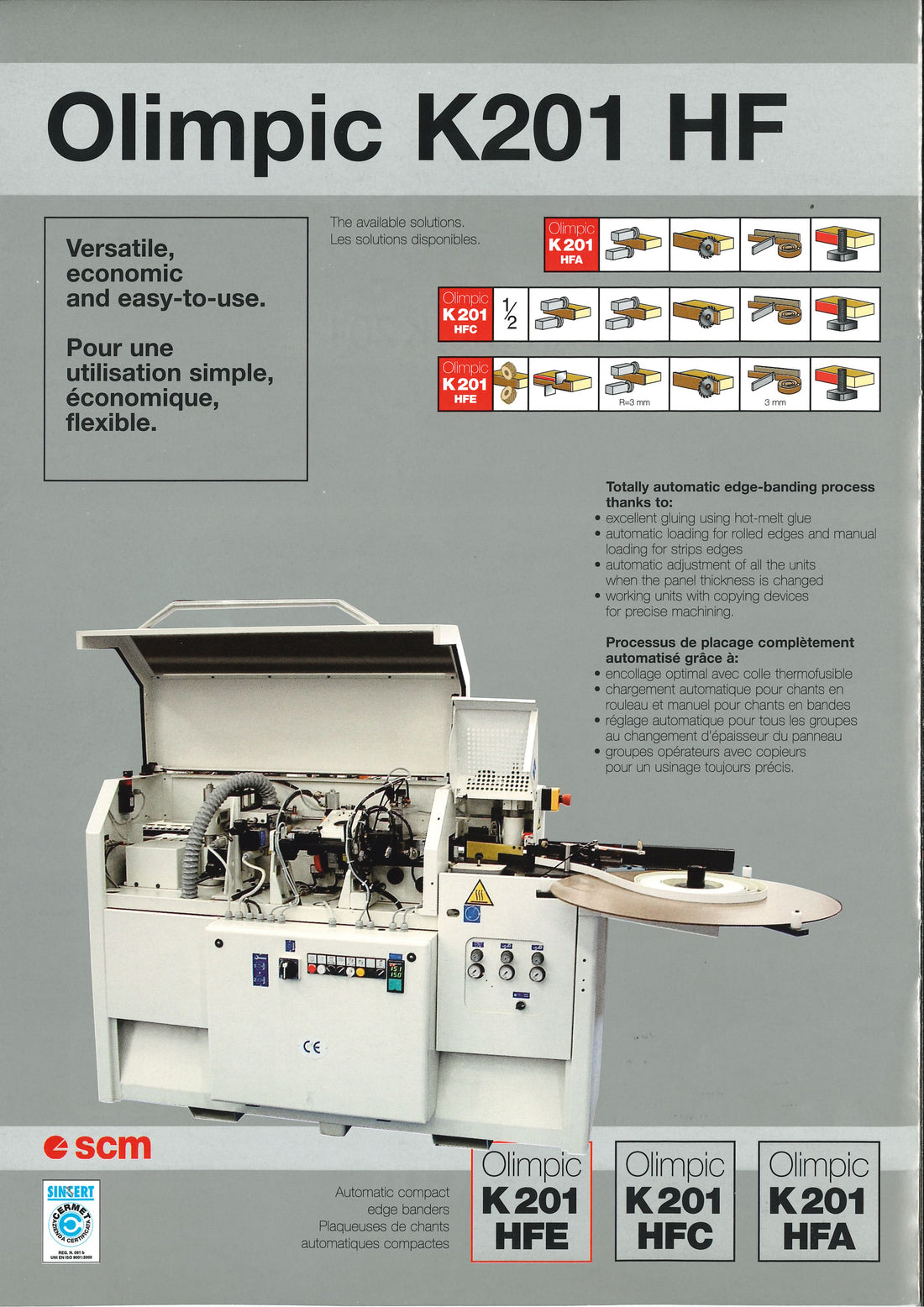 2004 SCM Olimpic K201 A Plus Edgebander- California - ibid-machinery