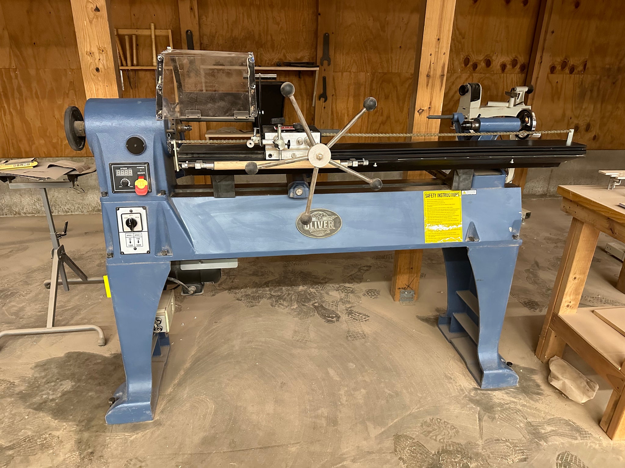 Used 2019 Oliver 2018 Lathe 2HP 1 PH - ibid-machinery