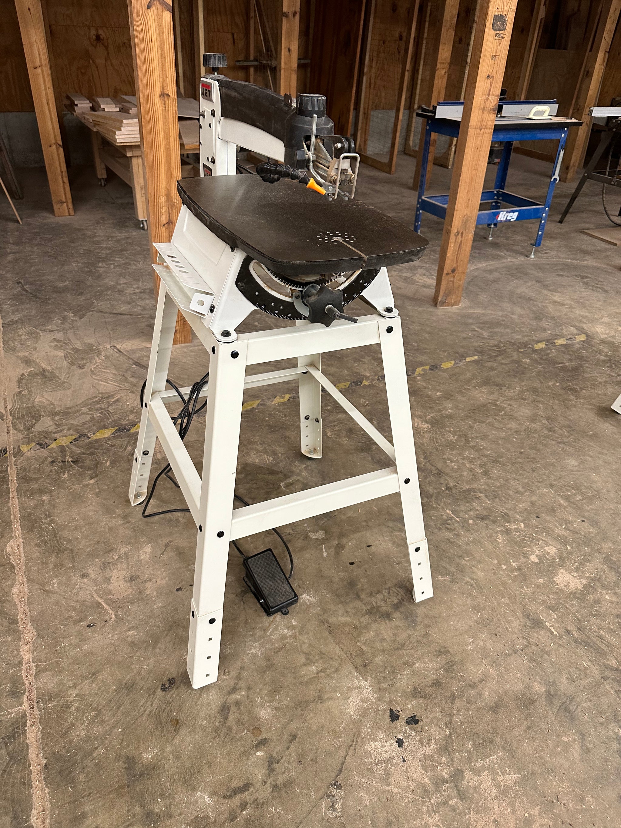 Used Jet JWSS-22B 22" Scroll Saw - ibid-machinery