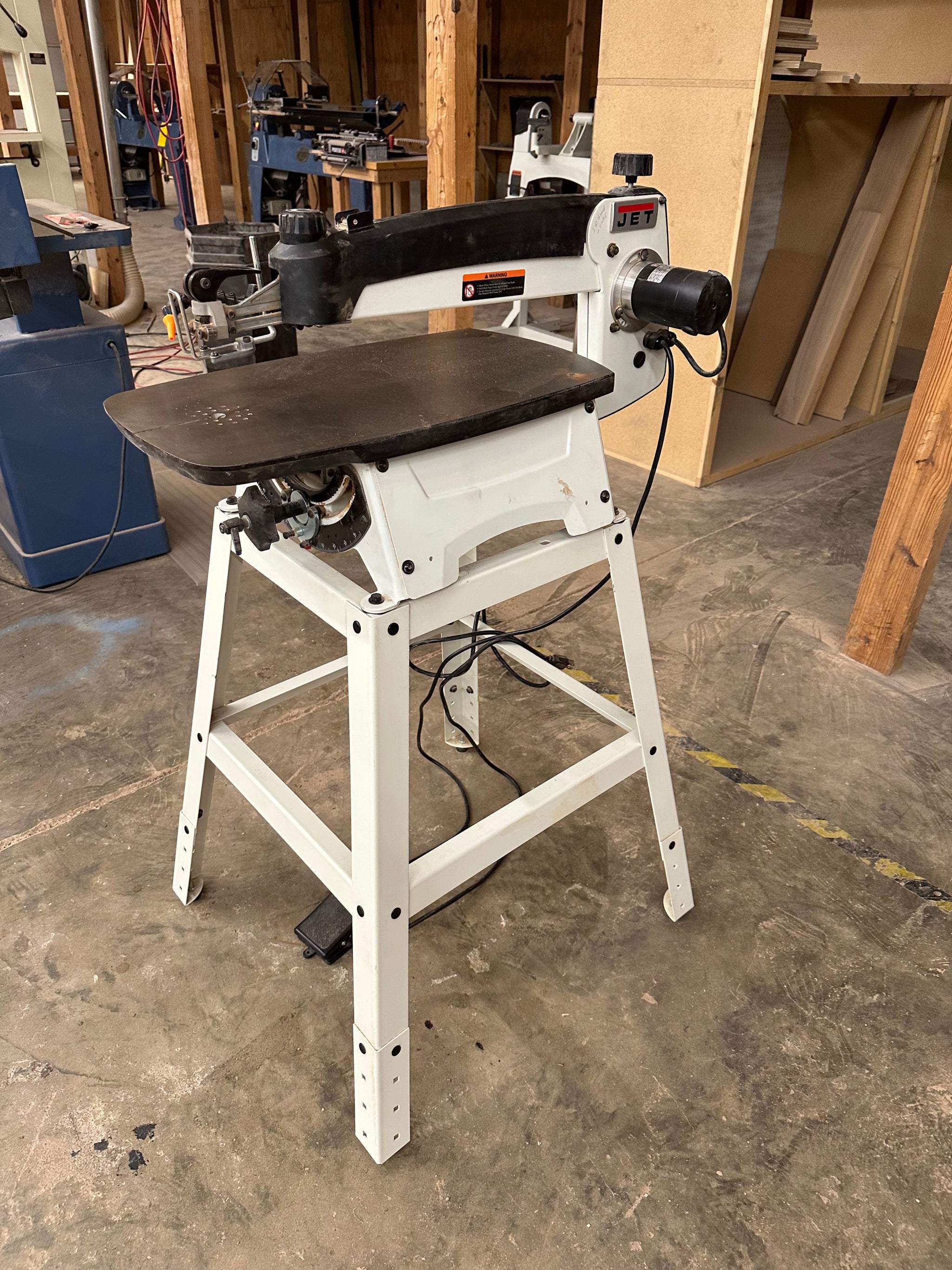 Used Jet JWSS-22B 22" Scroll Saw - ibid-machinery