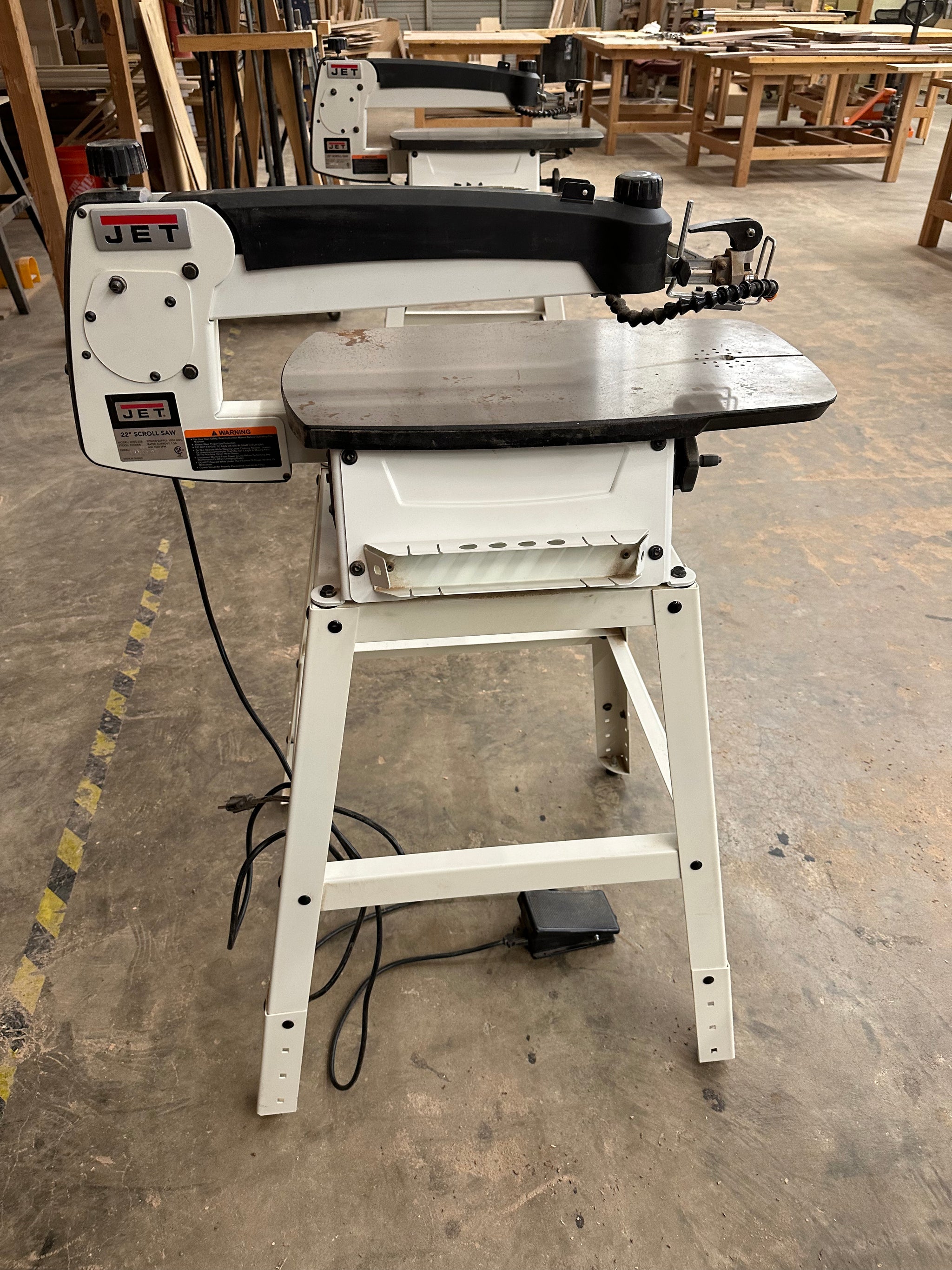 Used Jet JWSS-22B 22" Scroll Saw - ibid-machinery