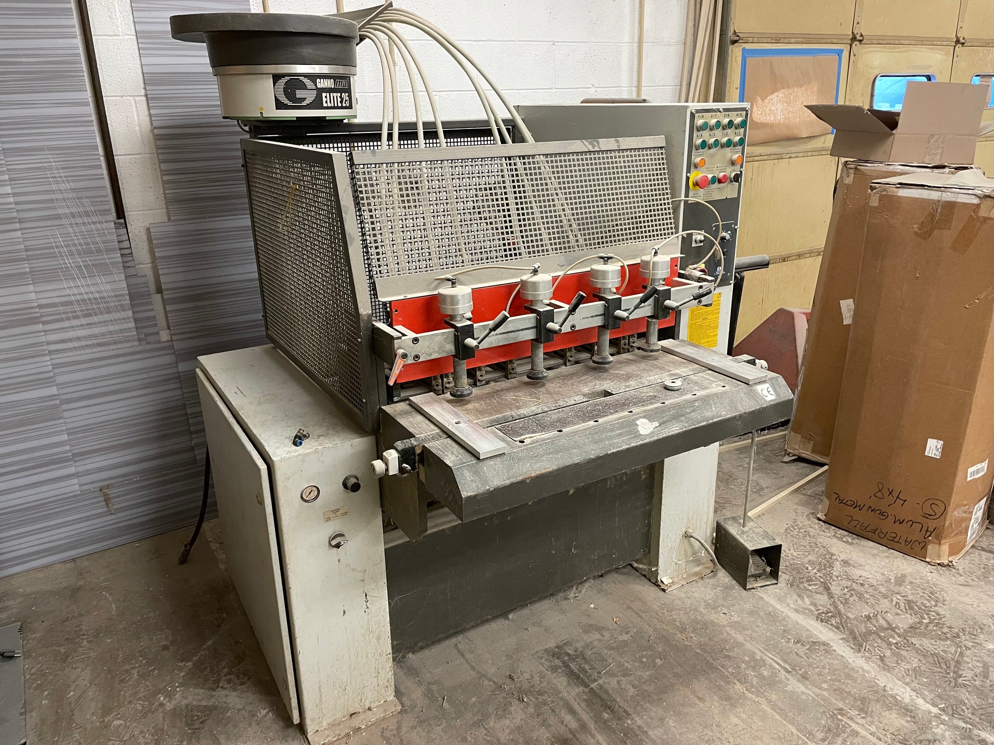 Used 1999 Gannomat Elite 25 Automatic Drill and Dowel Insertion Machine ...