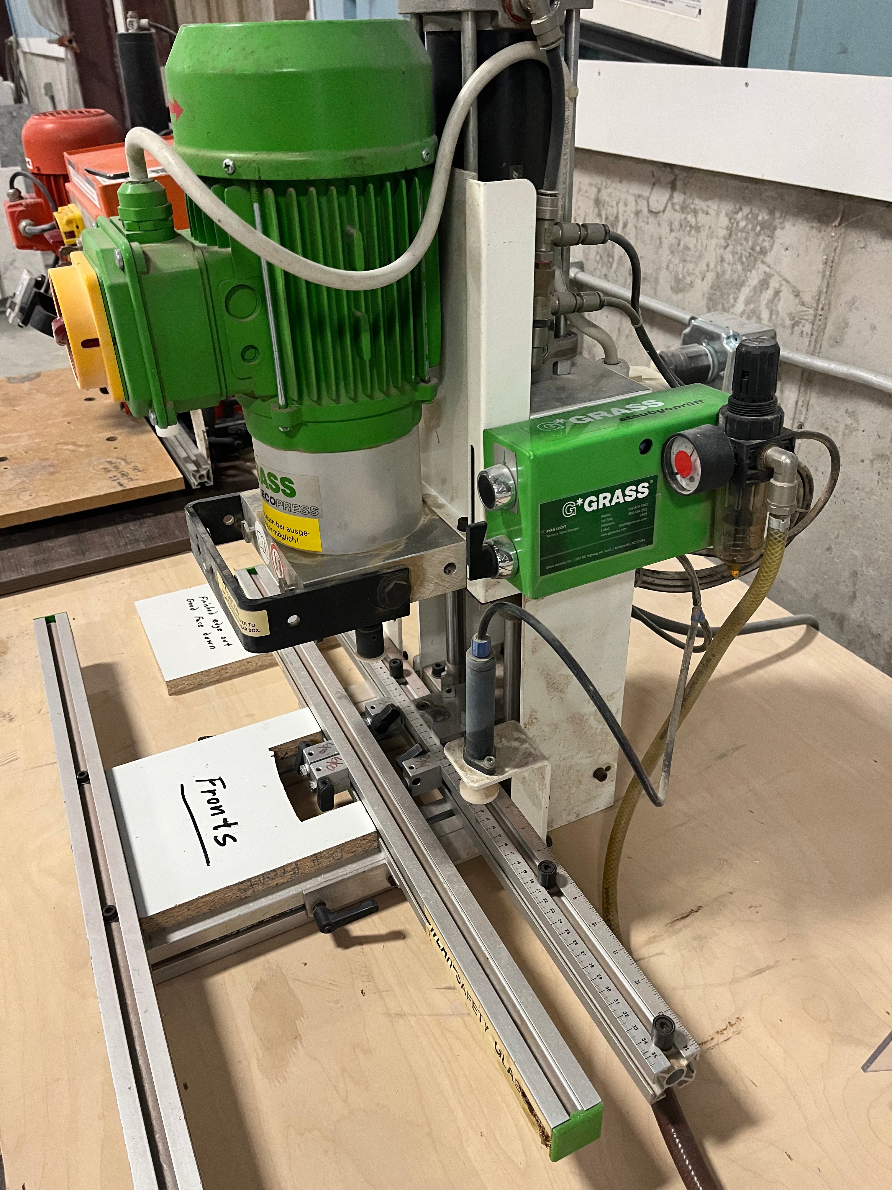 Grass Eco Press-P Hinge Boring and Insertion Machine - Ohio - ibid ...